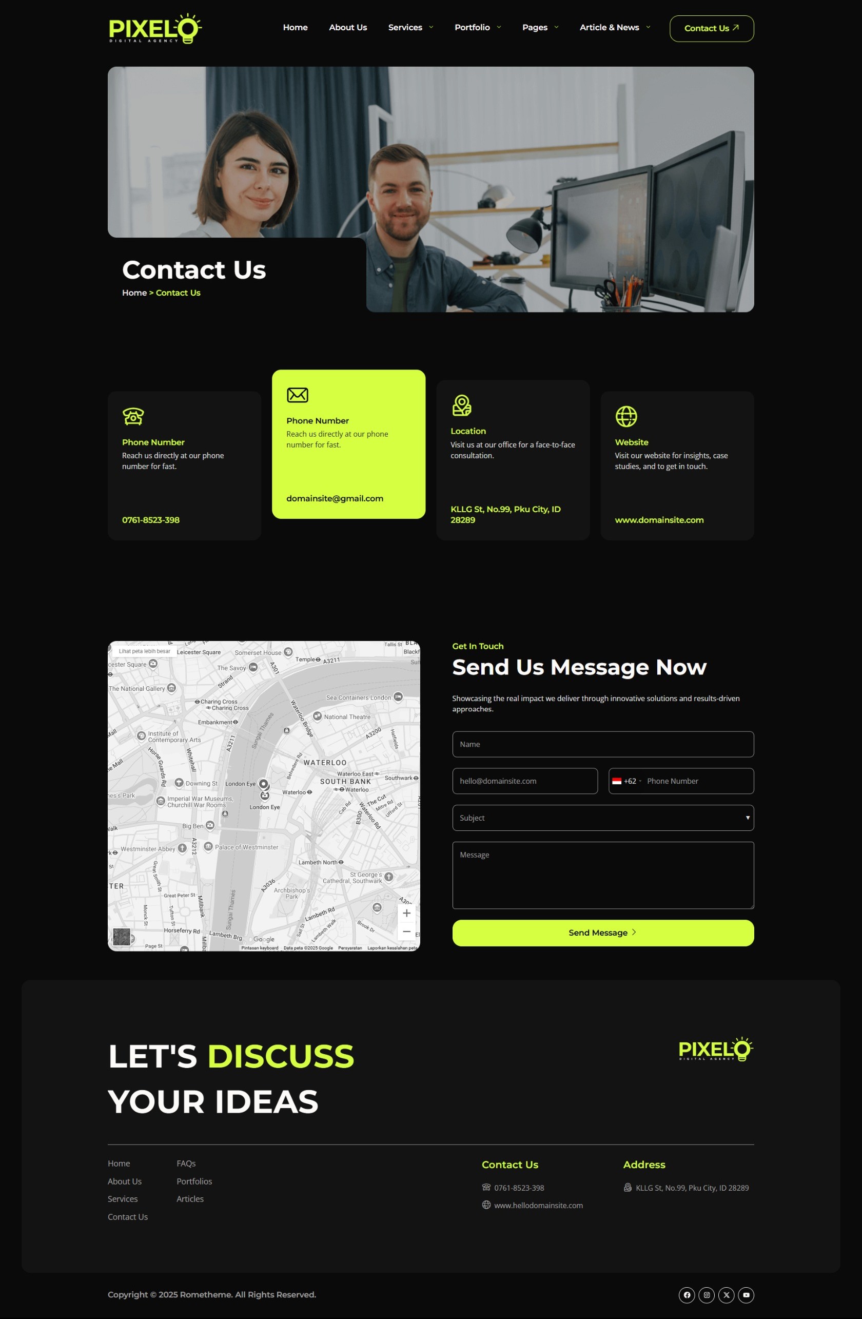 Pixelo - Digital Agency Elementor Template Kit by Rometheme | ThemeForest